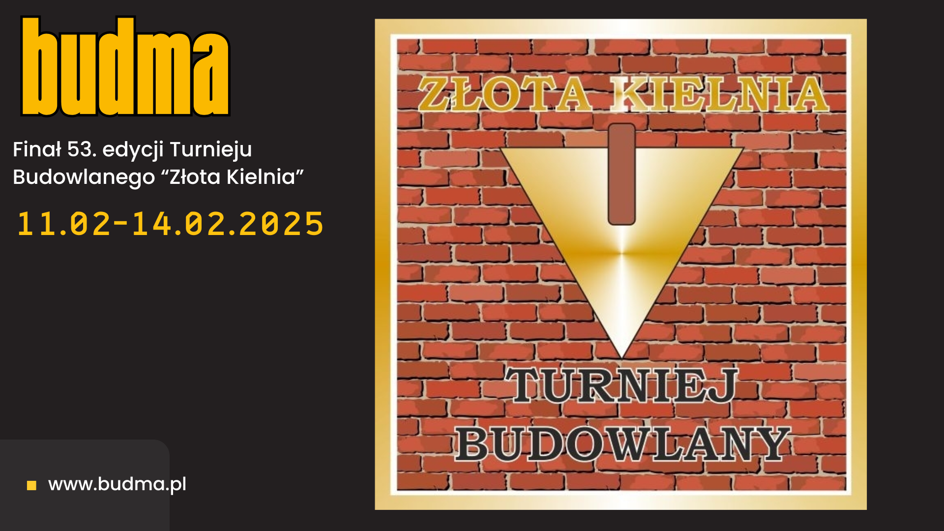 53rd Central Final of the ‘Golden Trowel’ Construction Tournament at ...