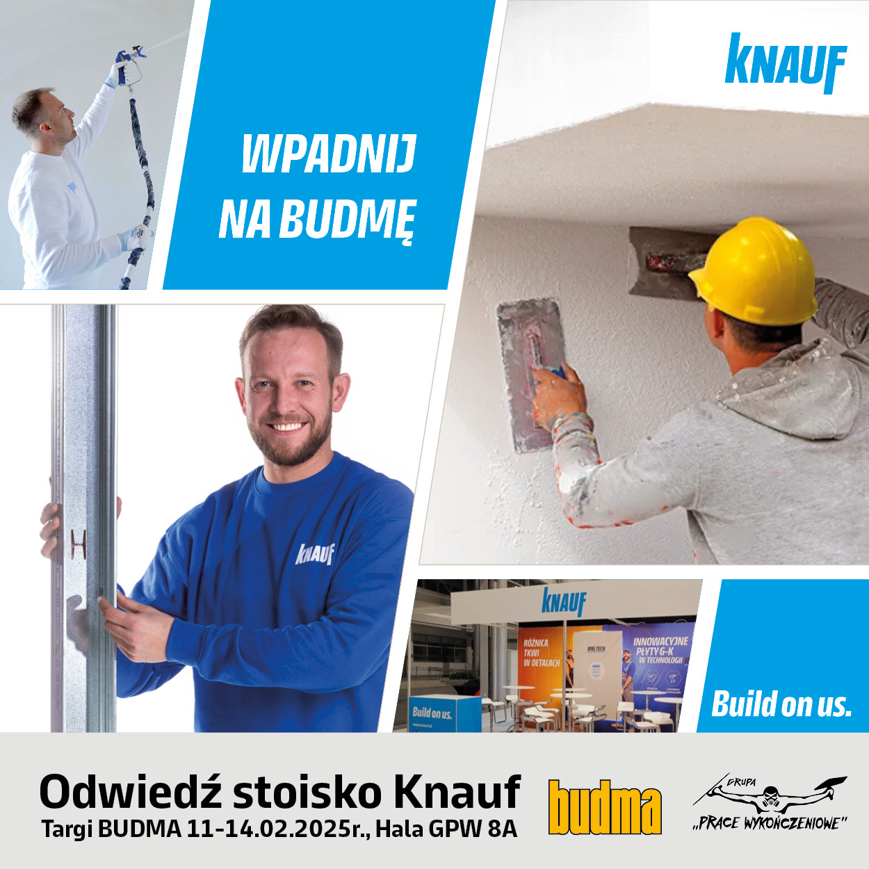 Knauf na BUDMA 2025 razem z GPW! - Aktualności - BUDMA